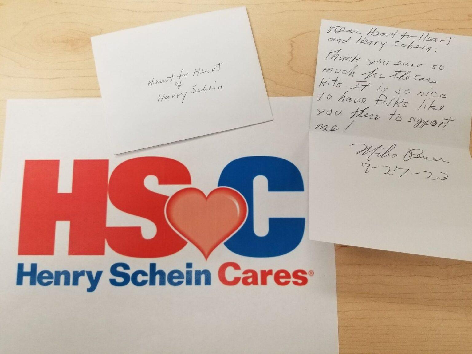 Henry Schein Cares Cancer Care Kits - Heart to Heart International